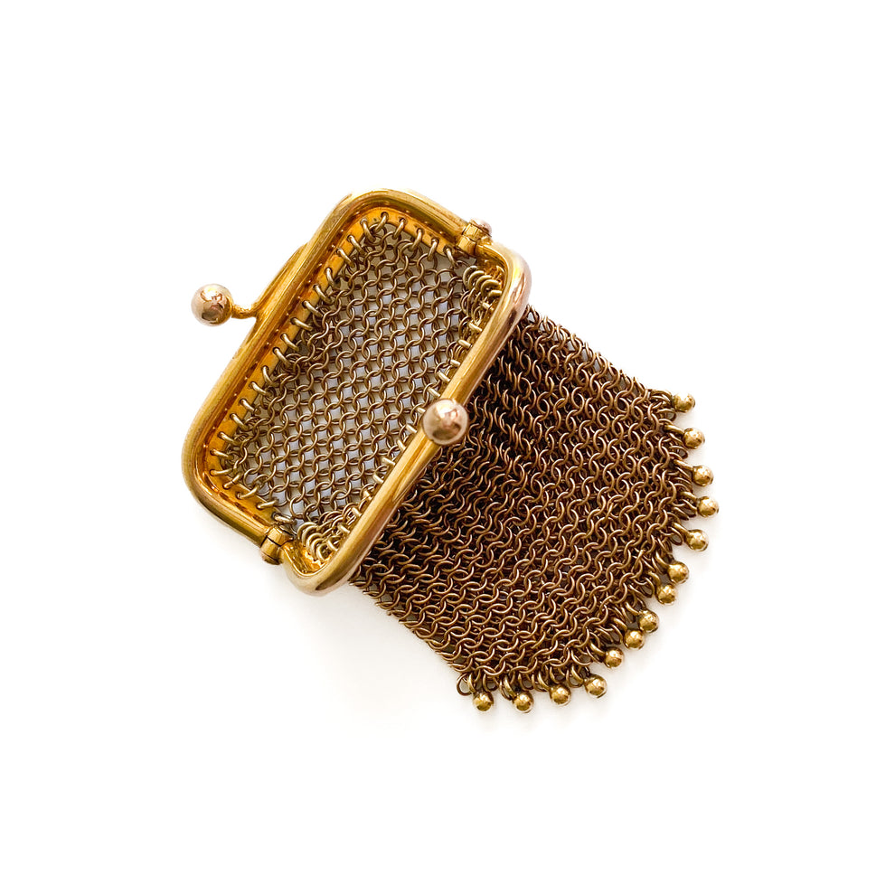 Victorian 9ct Rose Gold Coin Purse Pendant – Paisley's Antique Jewellery